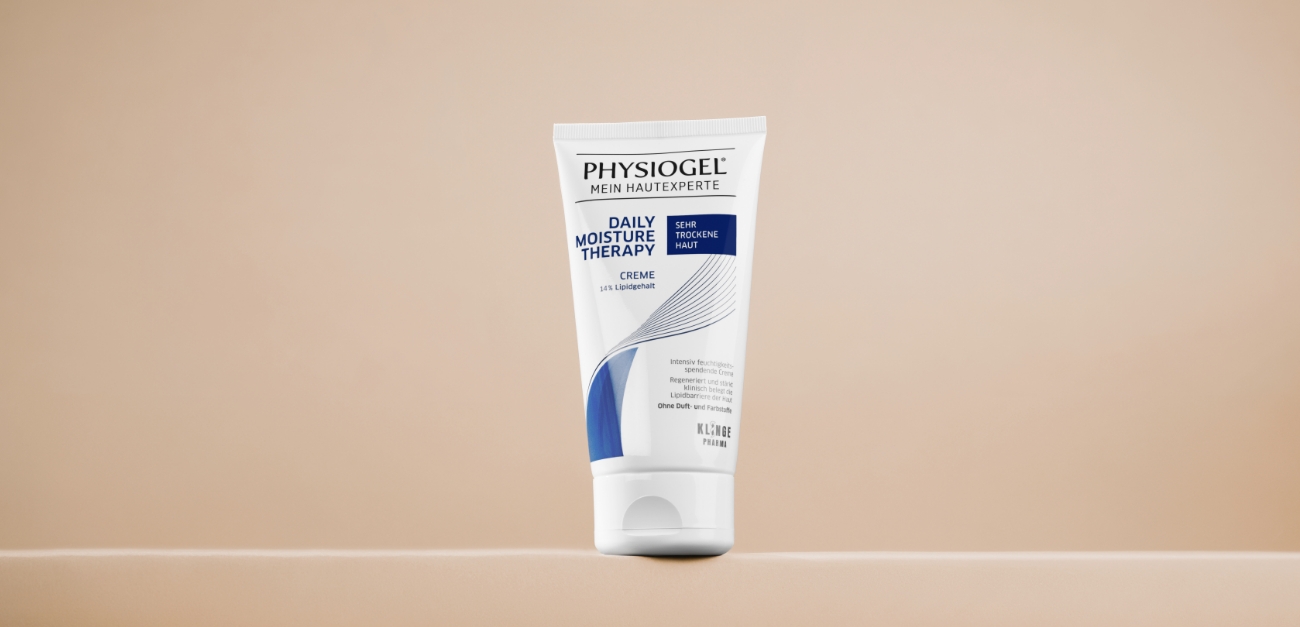 Creme für die Pflege sehr trockener Haut